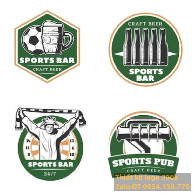 Thiết kế logo quán bida billiard